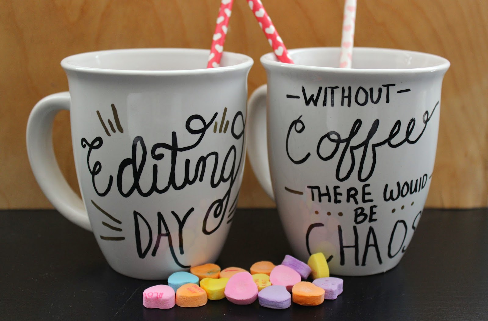 charcoal & ash: DIY Calligraphy Mug