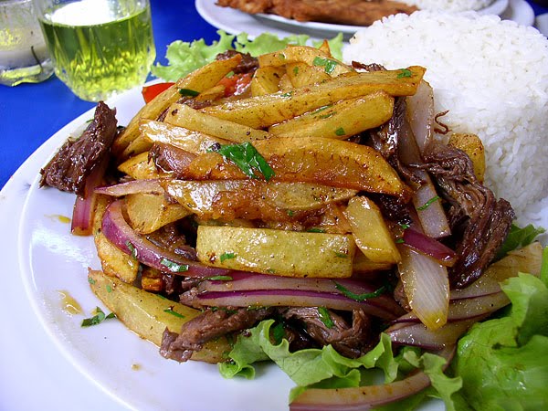 El Viejocaminante: Recipe of Peruvian Beef Stir Fried.- Traditional ...