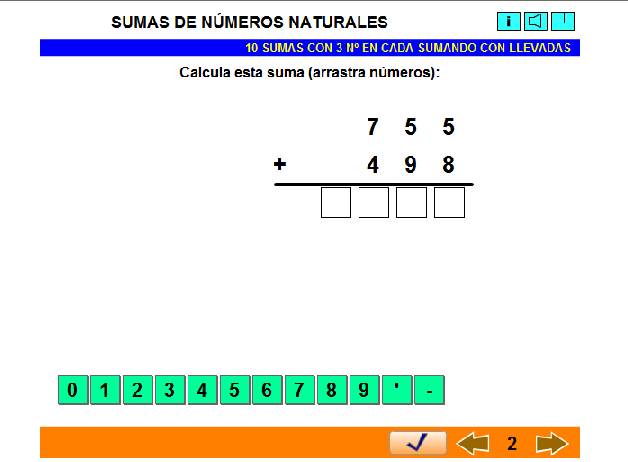 APRENDER ES DIVERTIDO 1º Y 2º: Sumas con números de tres dígitos.