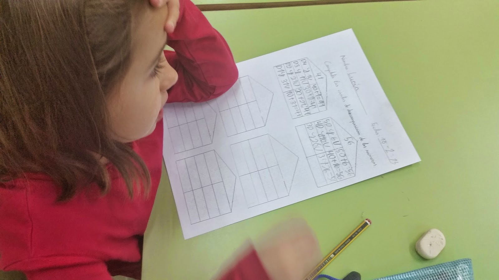 ¡Empezamos primaria!: Las casitas de los números