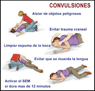 PRIMEROS AUXILIOS : COLVULSIONES