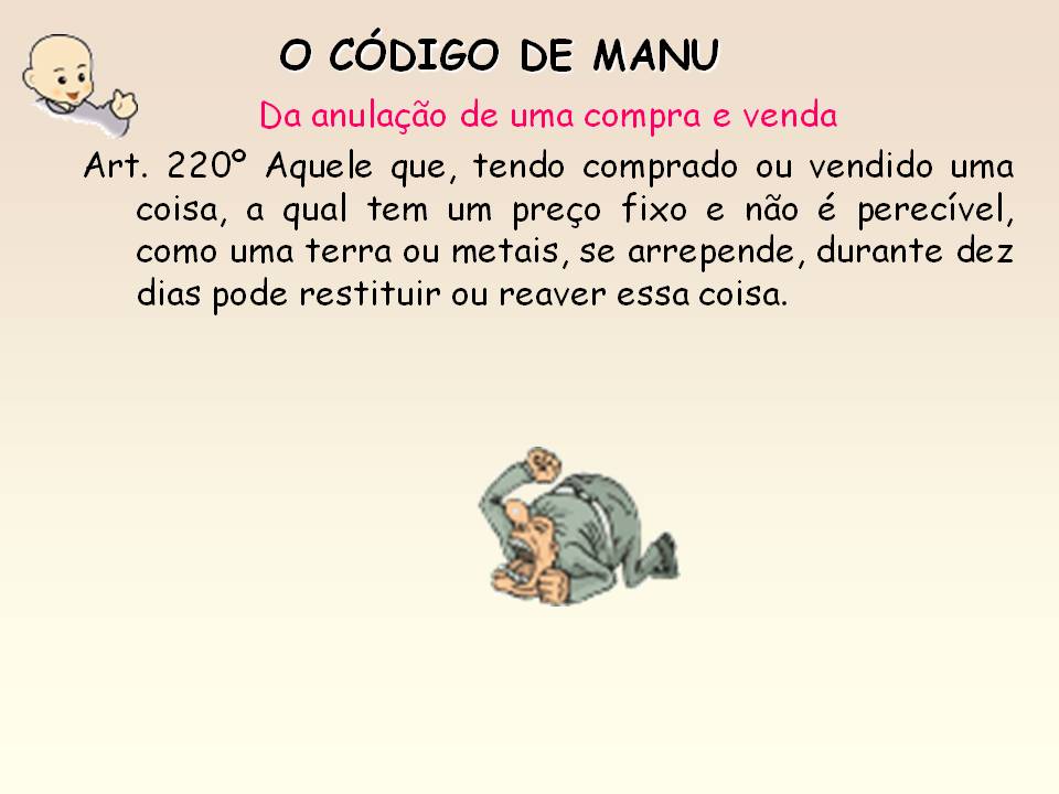 MÃOS DA SABEDORIA: CÓDIGO DE MANU