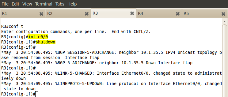 Hacking Cisco: Lab 121 - BGP Conditional Route Advertisement
