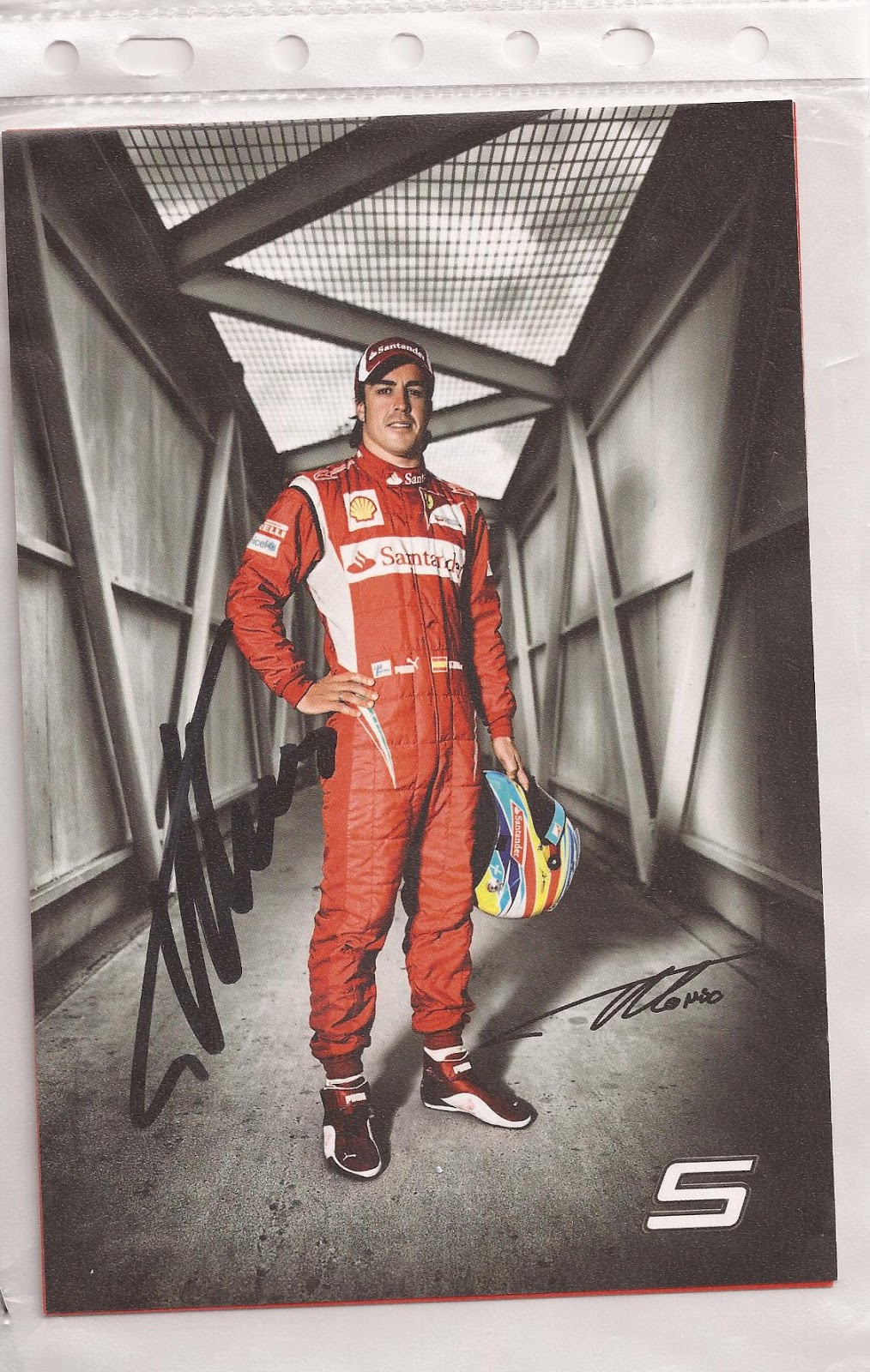 F1 Autograph Cards: Ferrari