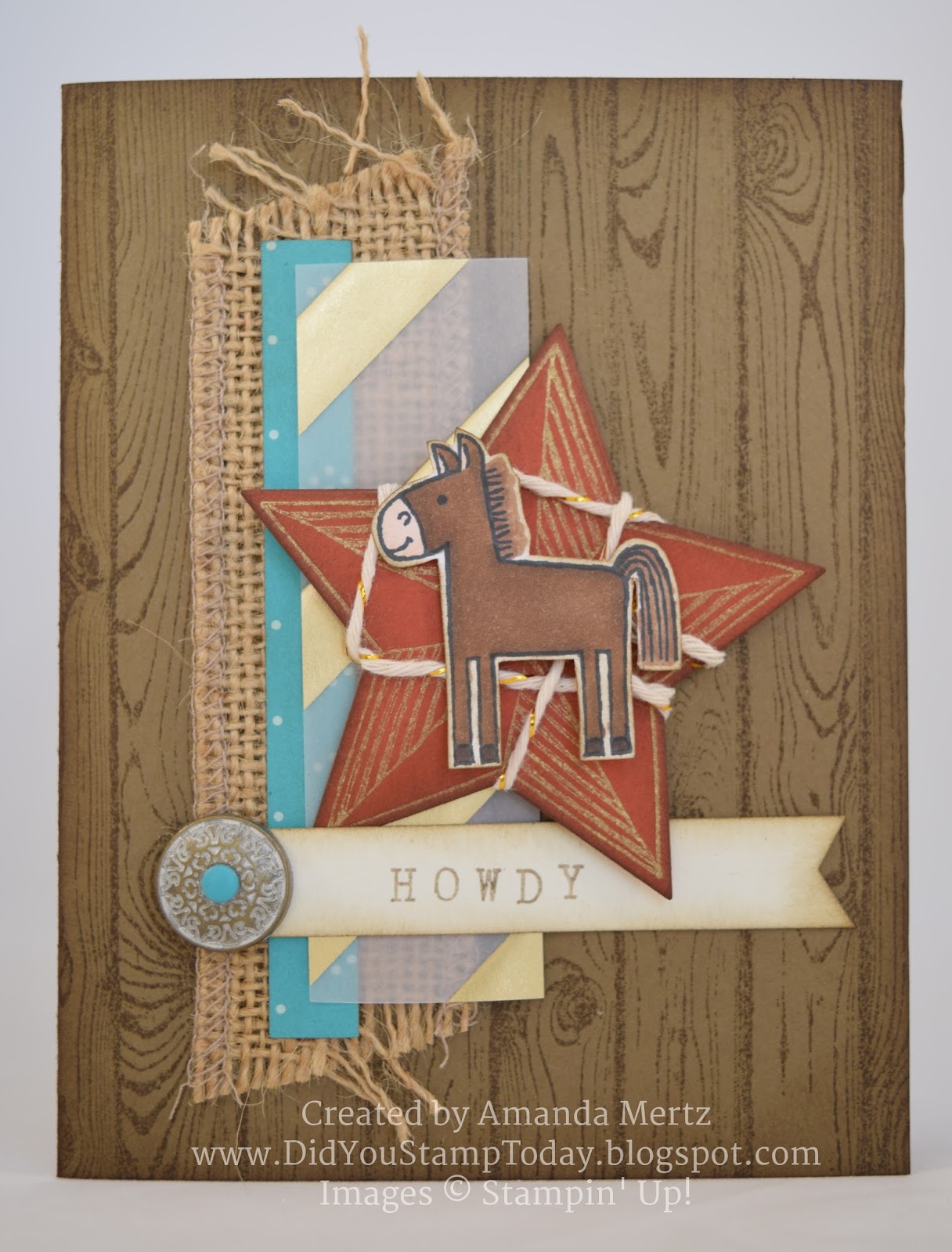 Did You Stamp Today?: Howdy Partner - Stampin' Up! Barnyard Babies
