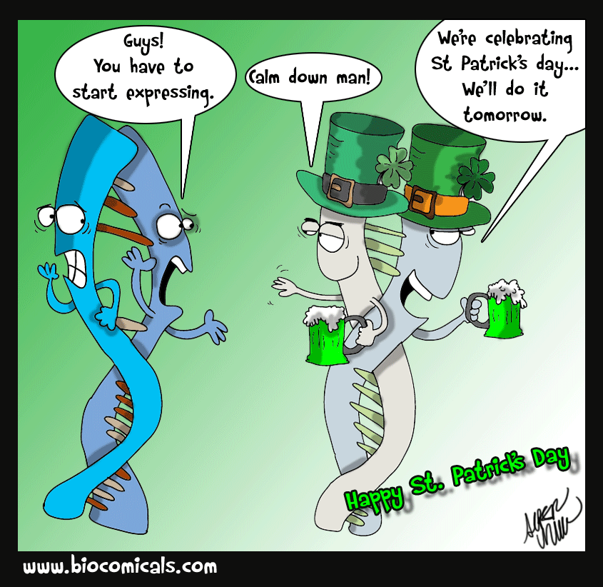 Biocomicals: Happy St. Patrick's Day