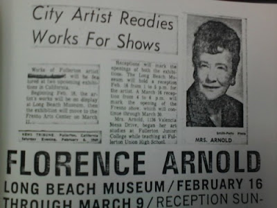 Jesse's Blog: Florence Millner Arnold