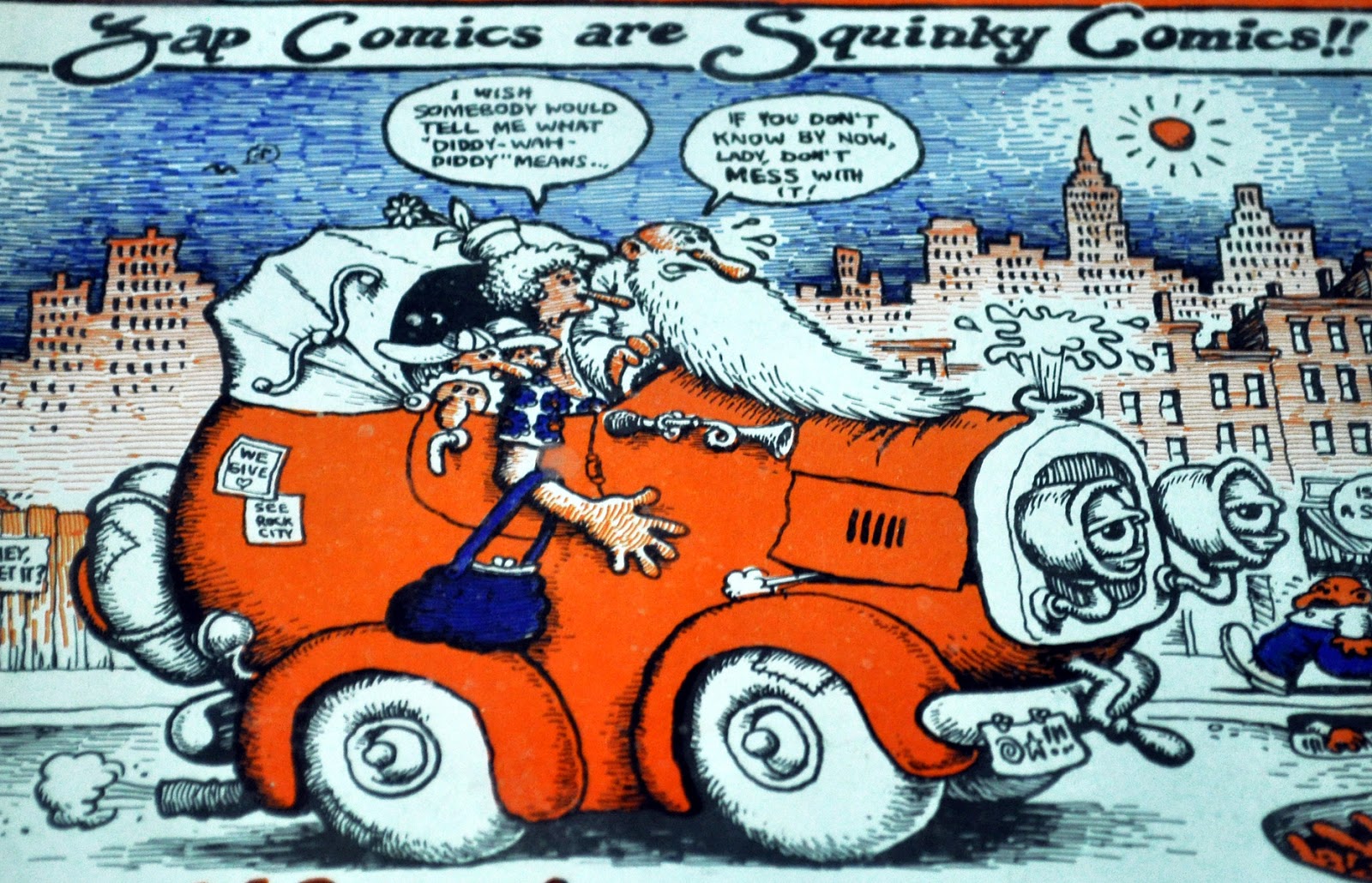 Just A Car Guy Zap Comix Cover Art Of Issue 1 Not 0 But That Is