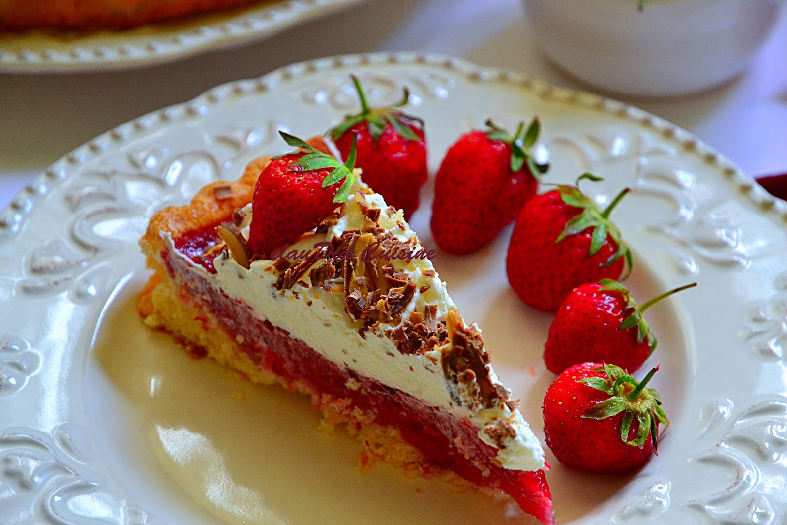 dia.cuisine: Tarta cu capsuni si ciocolata