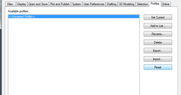 Cara Reset Setting AutoCAD ke Pengaturan Awal (Default) - Arz Desain