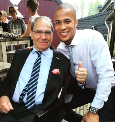 Super Eagles player, William Troost-Ekong pictured with his maternal ...