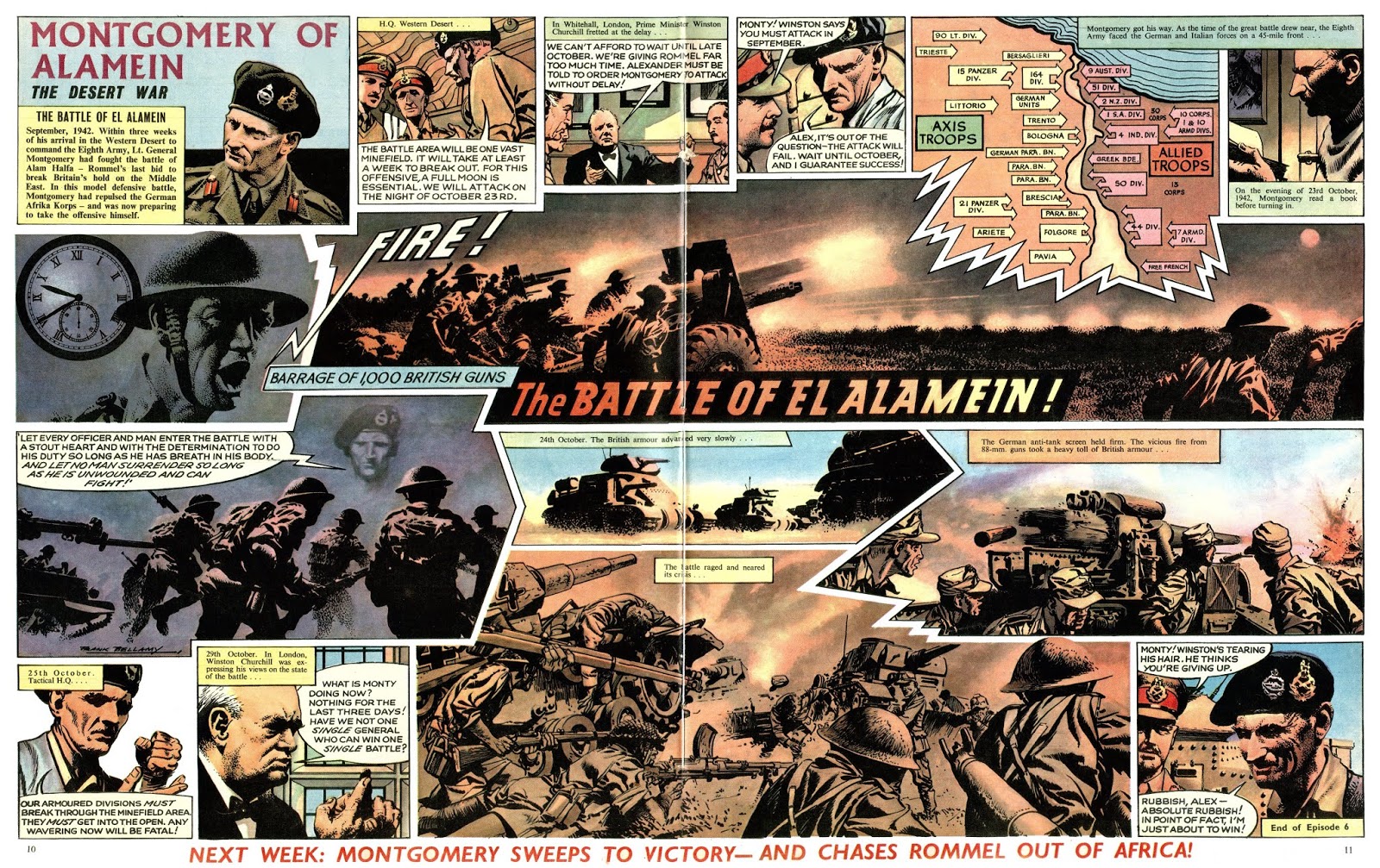 Frank Bellamy Checklist Website and Blog: ORIGINAL ART: Montgomery of ...