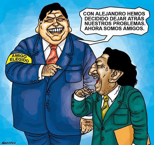 El Todopoderoso Alejandro Toledo Y Alan García Acordaron Pacto De No