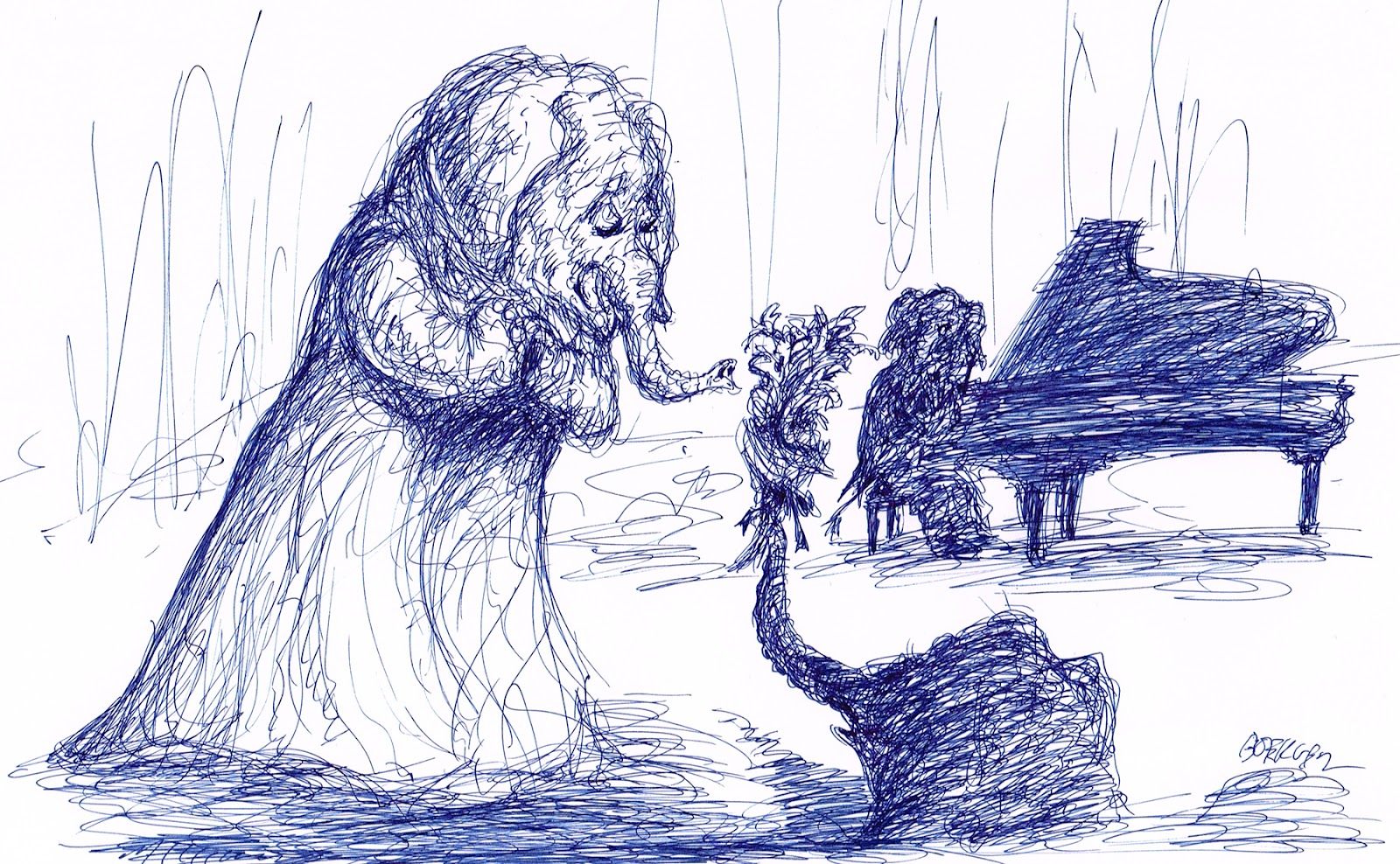 Andy's Art: Absurd Drawings