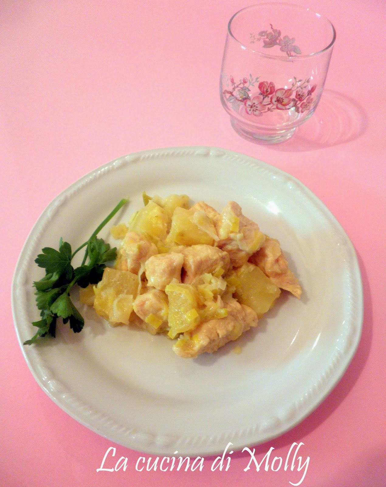 La cucina di Molly: PETTO DI POLLO CON PATATE E PORRI