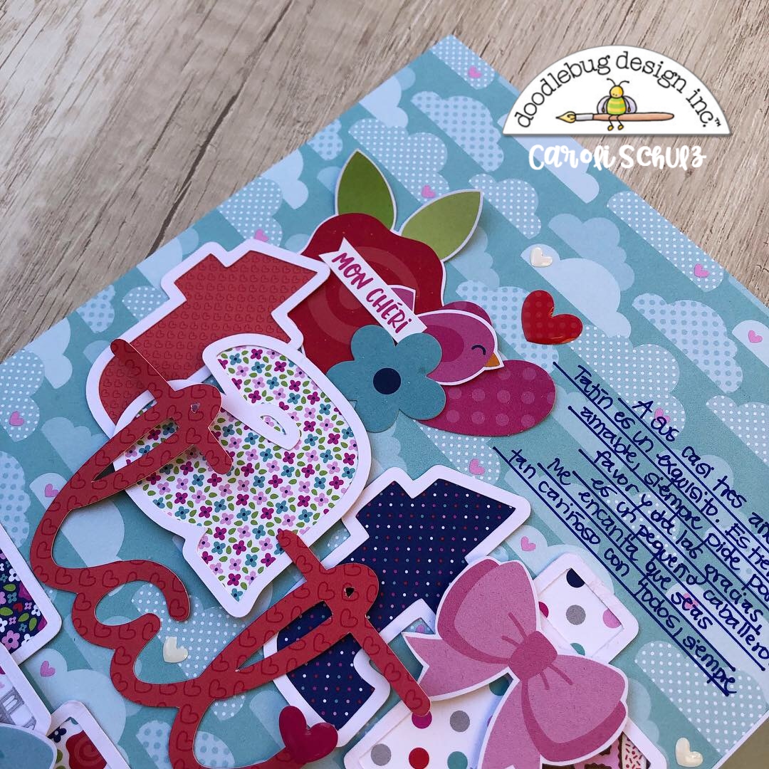 Doodlebug Design Inc Blog: FRENCH KISS Layout | with Caroli