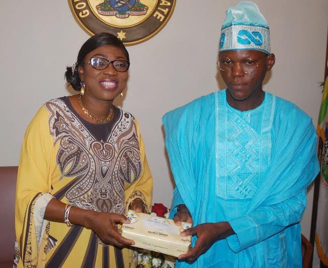 Photos: Ambode and his wife receives one-day governor and his cabinet