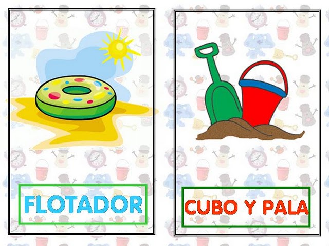 RECURSOS y ACTIVIDADES para Educación Infantil: Vocabulario sobre el VERANO