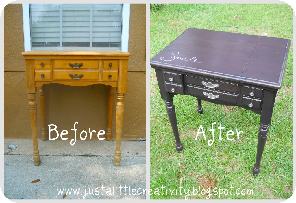 Sewing Machine Cabinet Makeover