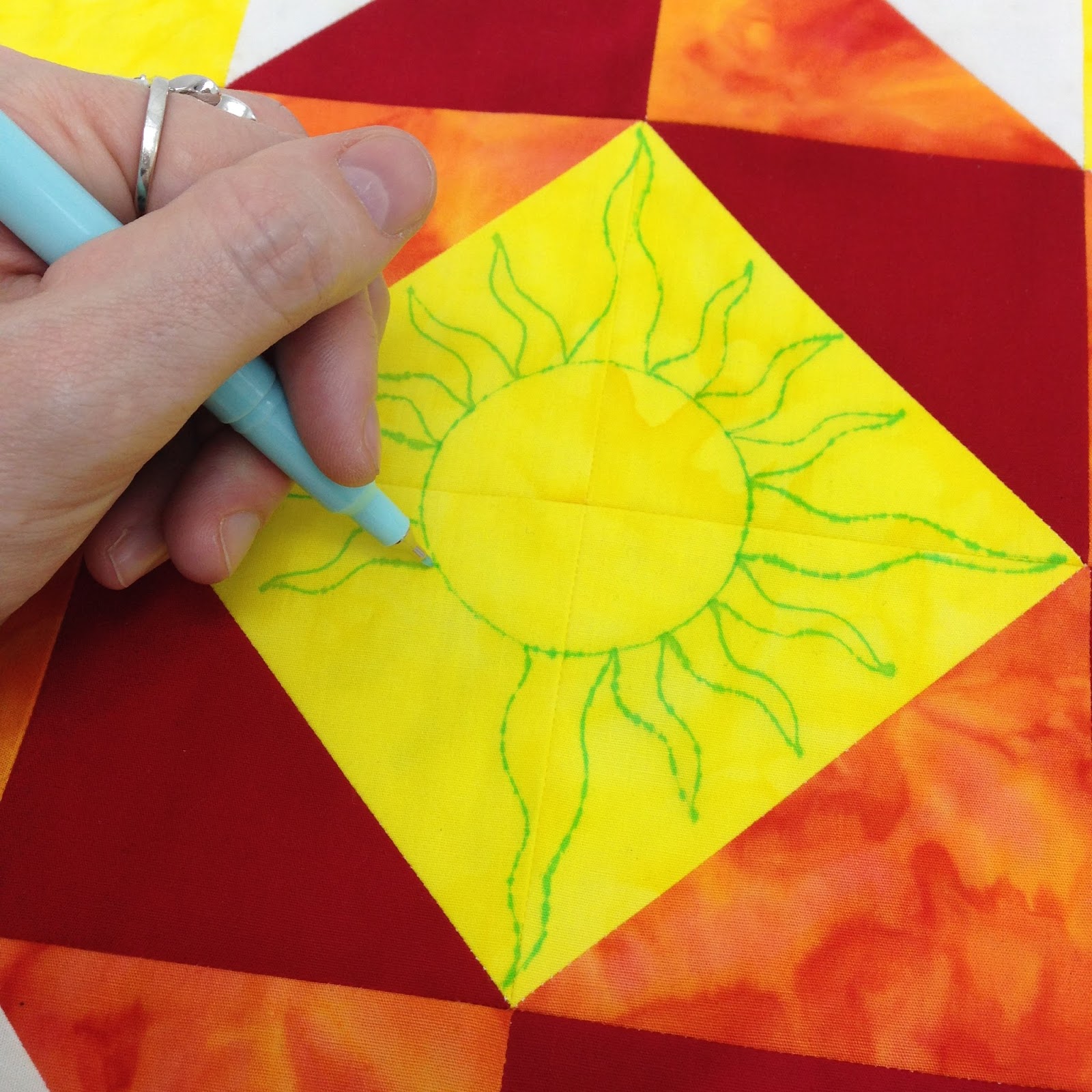 The Free Motion Quilting Project How To Mark Your Quilting Design The Free Motion Quilting Project How To Mark Your Quilting Design