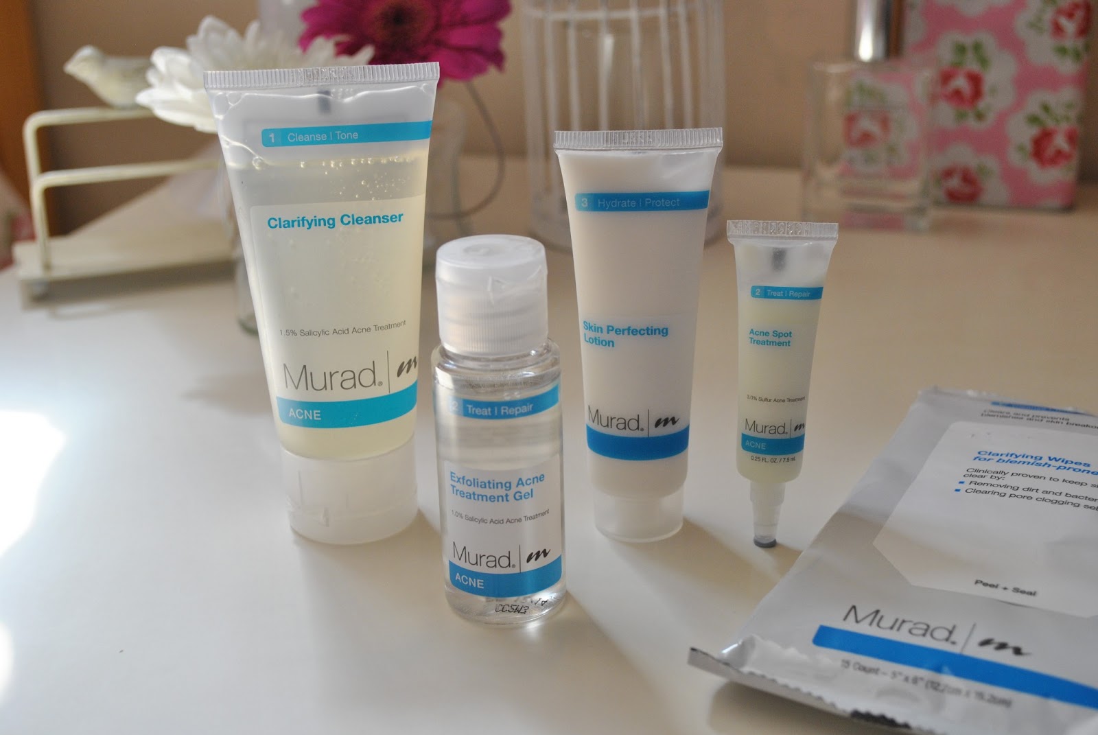 and peaches: Murad acne complex kit review after two months