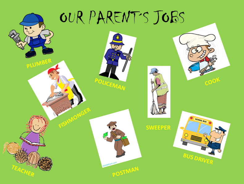English for kids: What´s the job of your parents?