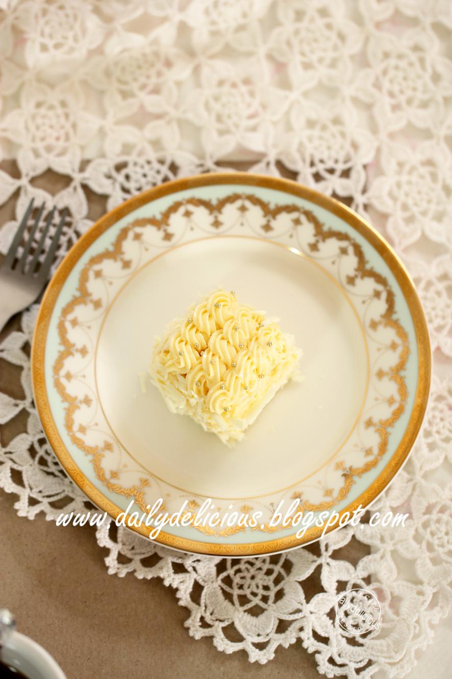 dailydelicious thai: Lemon White chocolate mini cake: Mini size with a ...