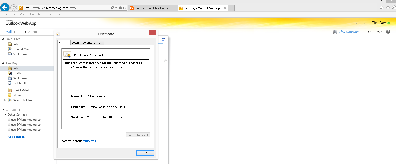 Lync Me - Unified Communications Blog: OWA Integration with Lync ...