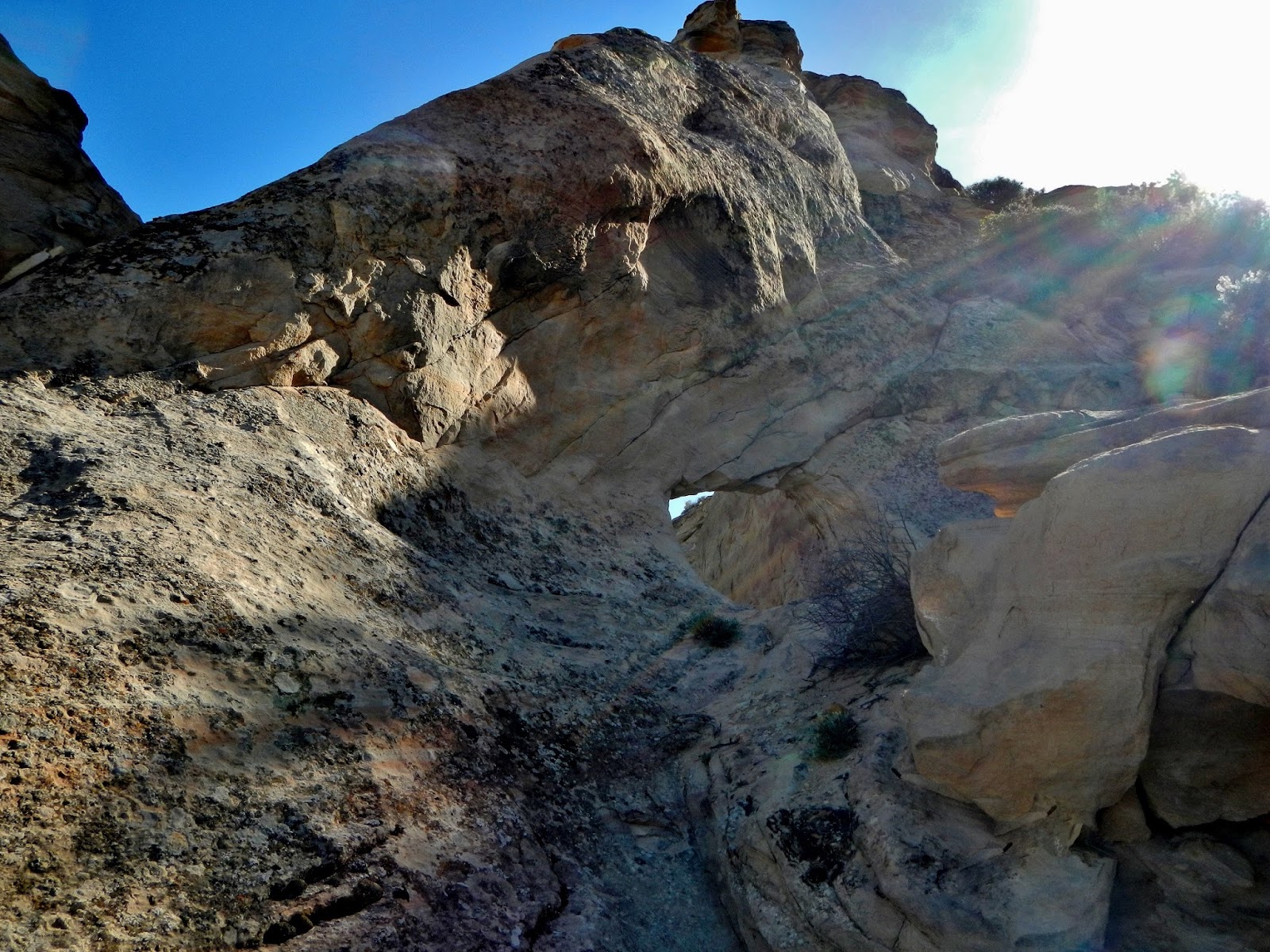 The Southwest Through Wide Brown Eyes: An Arch at George Rock.