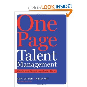 Survival Leadership: One Page Talent Management: Talent Reviews ...