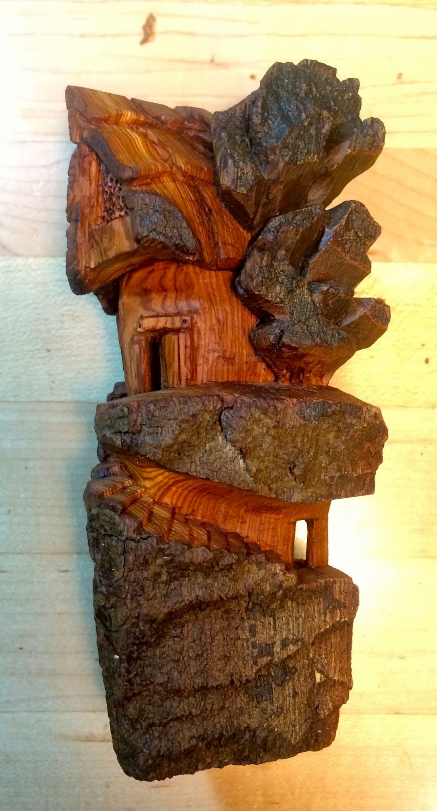 Whittle Bits: Cottonwood Bark Carving