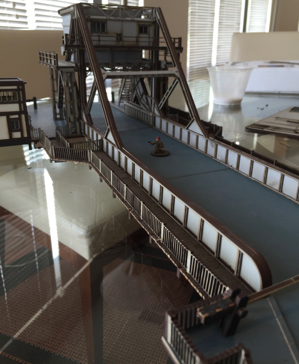 40k Hobby Blog: 4Ground 20mm Pegasus Bridge and Cafe For Bolt Action