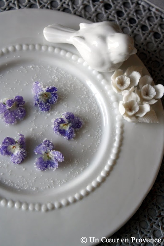 A Heart in Provence: Crystalized Violets