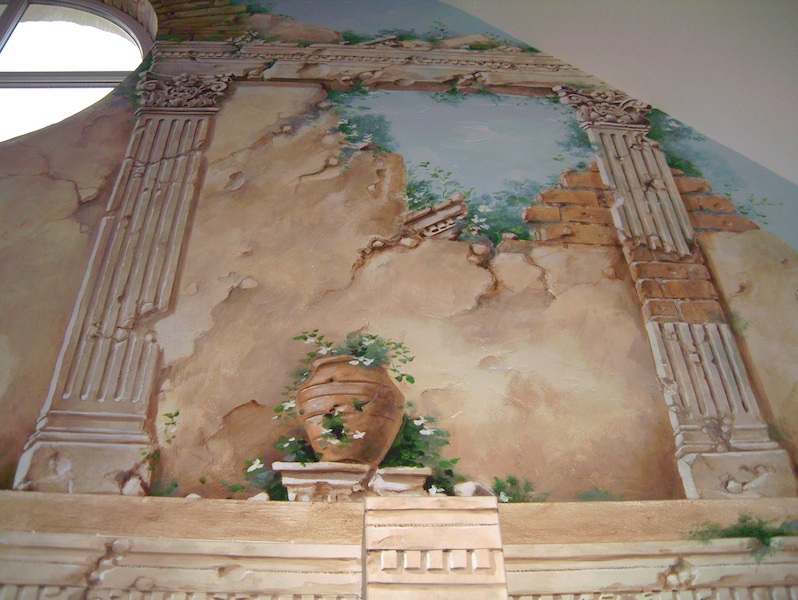 Chris Westall - Murals & Musings: Roman Ruins Mural