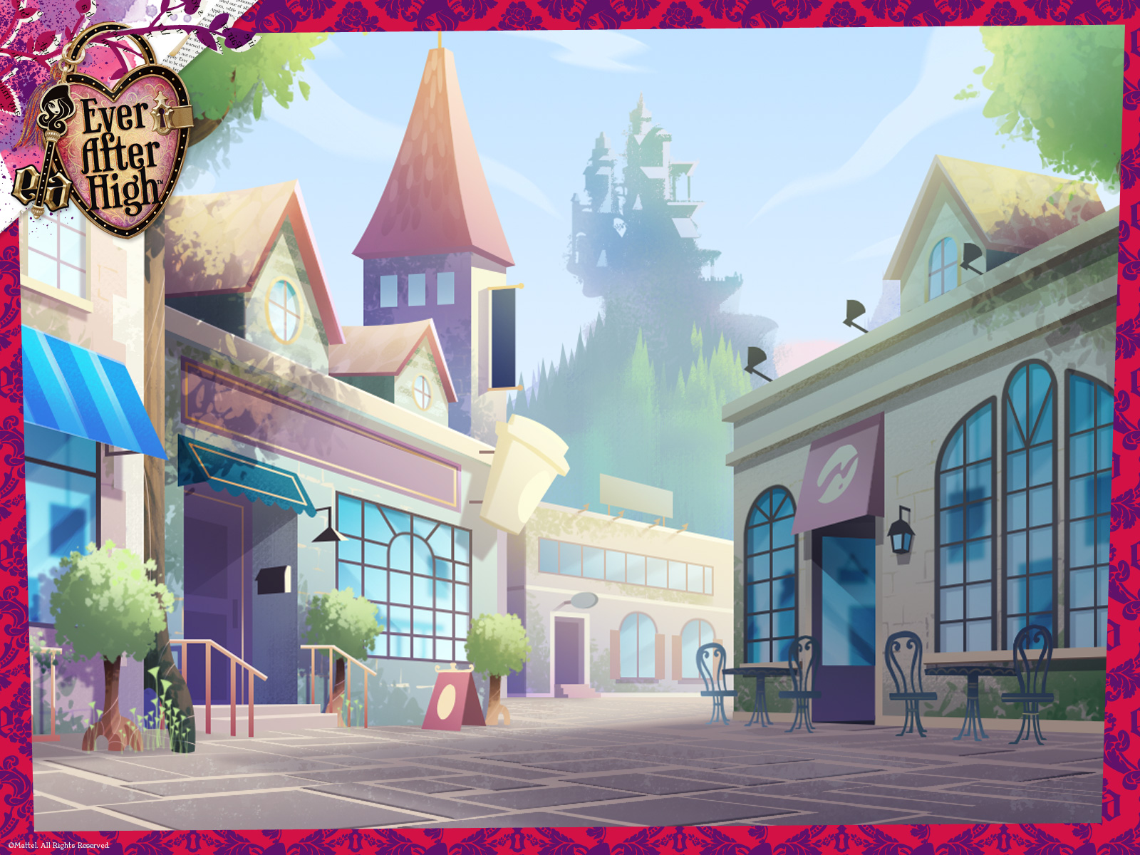 Monster High School Backgrounds