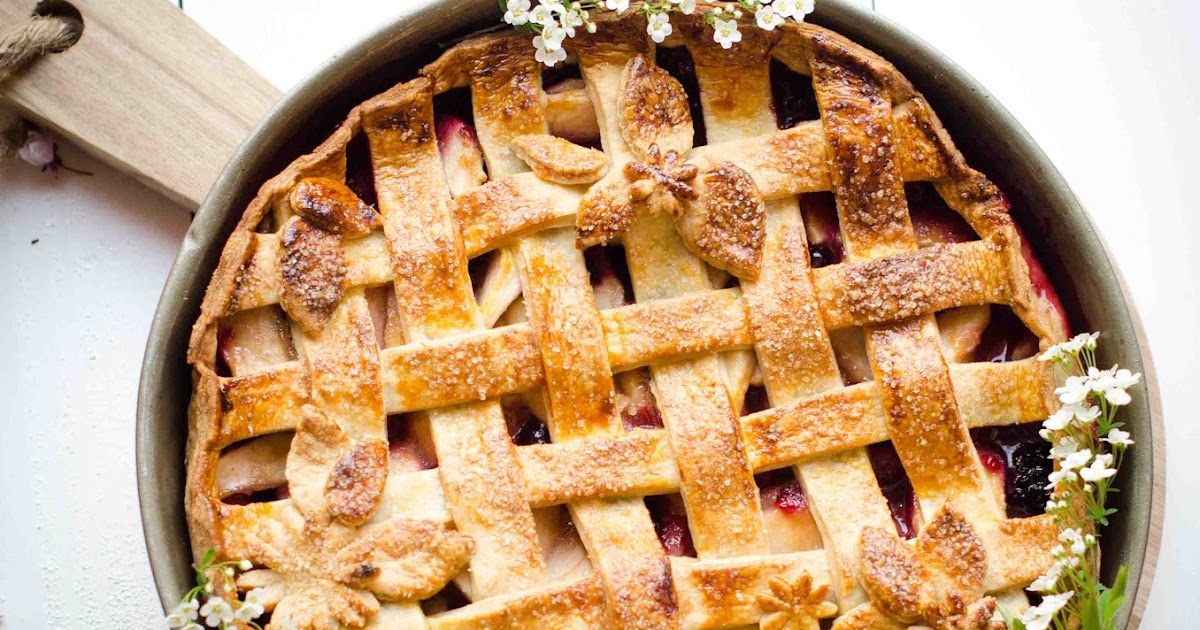 Apple pie aux fruits rouges et caramel au beurre salé - Cerise et Praline