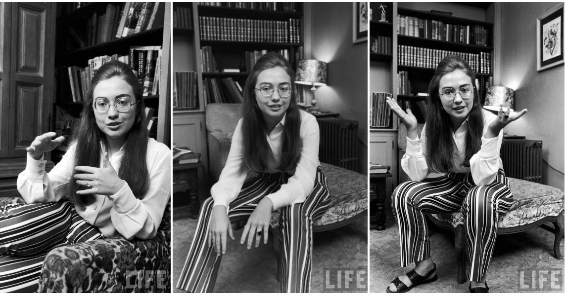 Vintage Portrait Photos of a Young Hillary Rodham Clinton at 1969 ...