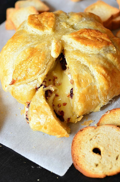 Cranberry Maple Baked Brie