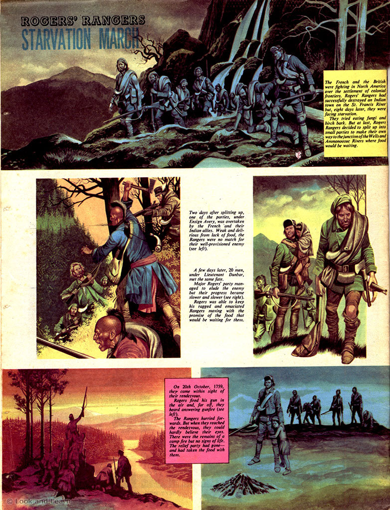 Flintlock and tomahawk: Rogers' Rangers by Ron Embleton (continued)