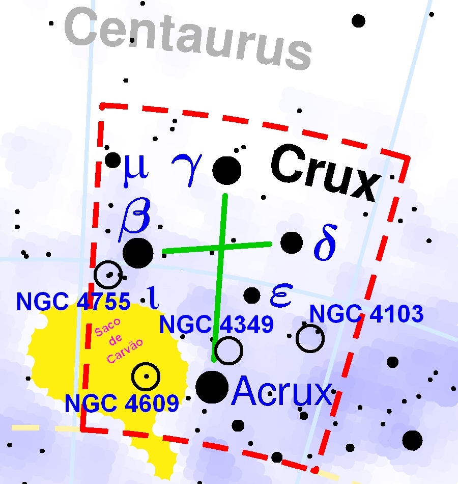 Astronomia: Crux ( Cruzeiro do Sul )