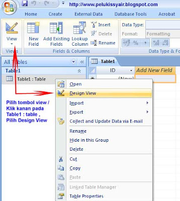 Tutorial Membuat File Database Sekolah 2013 - Pelukis Syair
