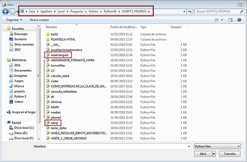 APRENDER A PROGRAMAR CON PYTHON: EJECUTABLES O DISTRIBUIBLES DE MÓDULOS ...