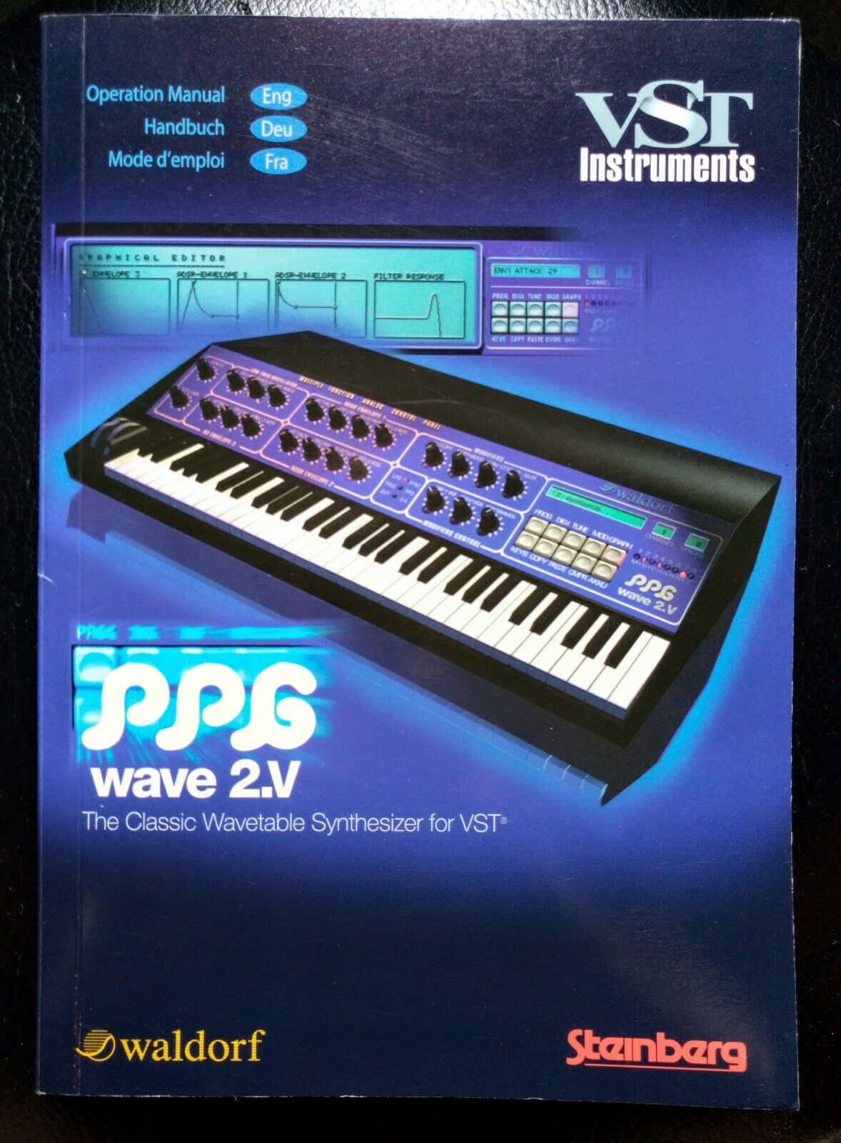 MATRIXSYNTH: Waldorf PPG Wave 2.V Wavetable Synthesizer VST in Original Box