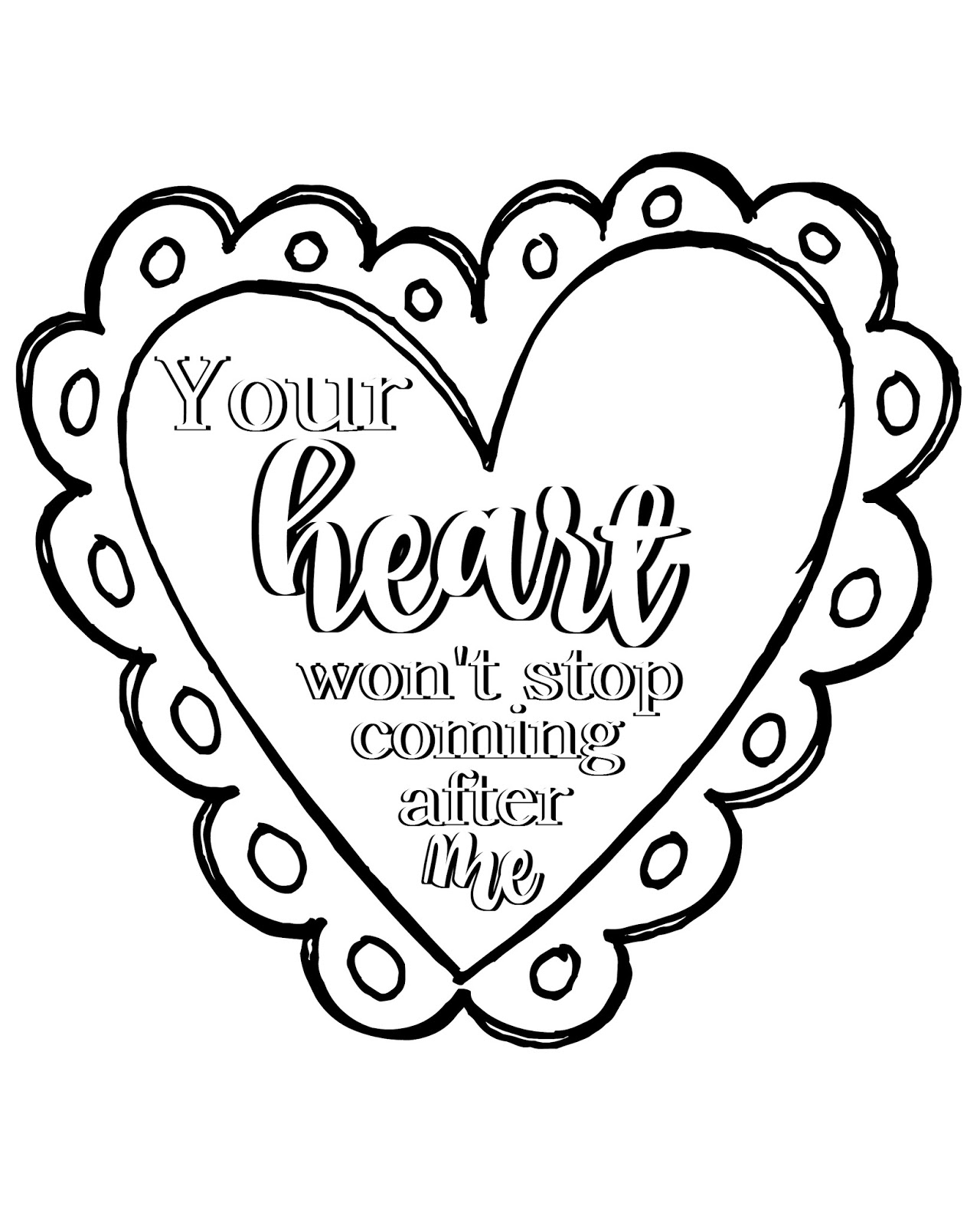 Vintage Gwen: {Freebie} Valentine Coloring Pages