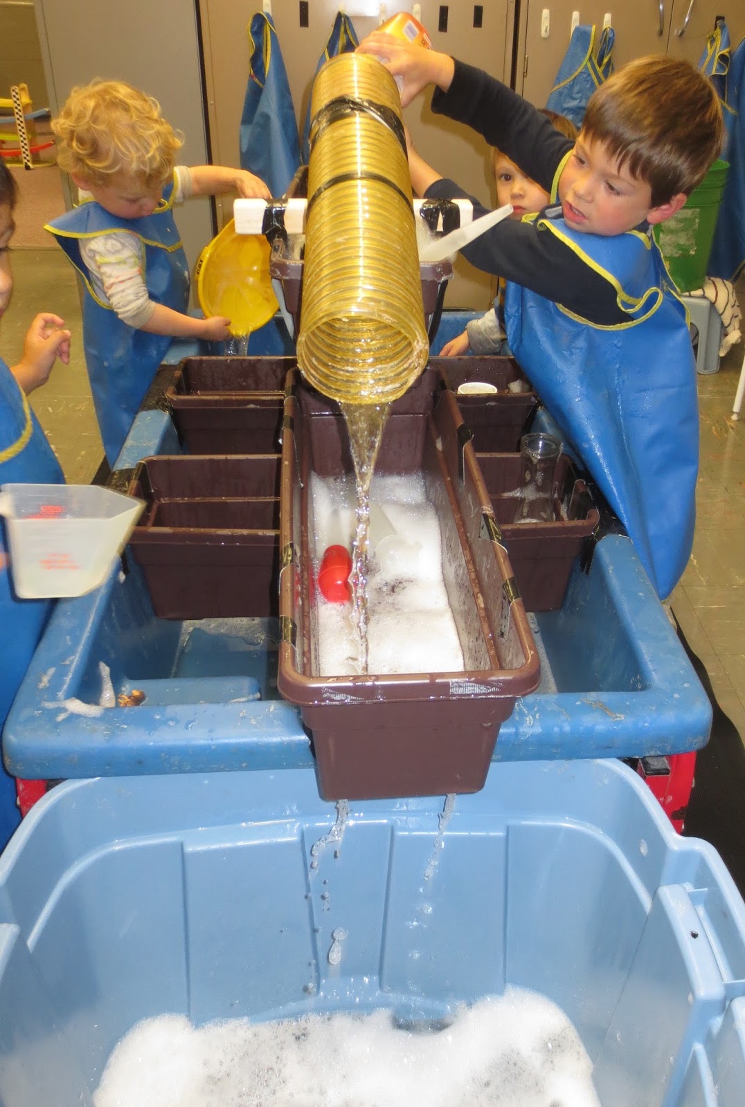 SAND AND WATER TABLES: MULTIPLE TRAYS WITH WATER II