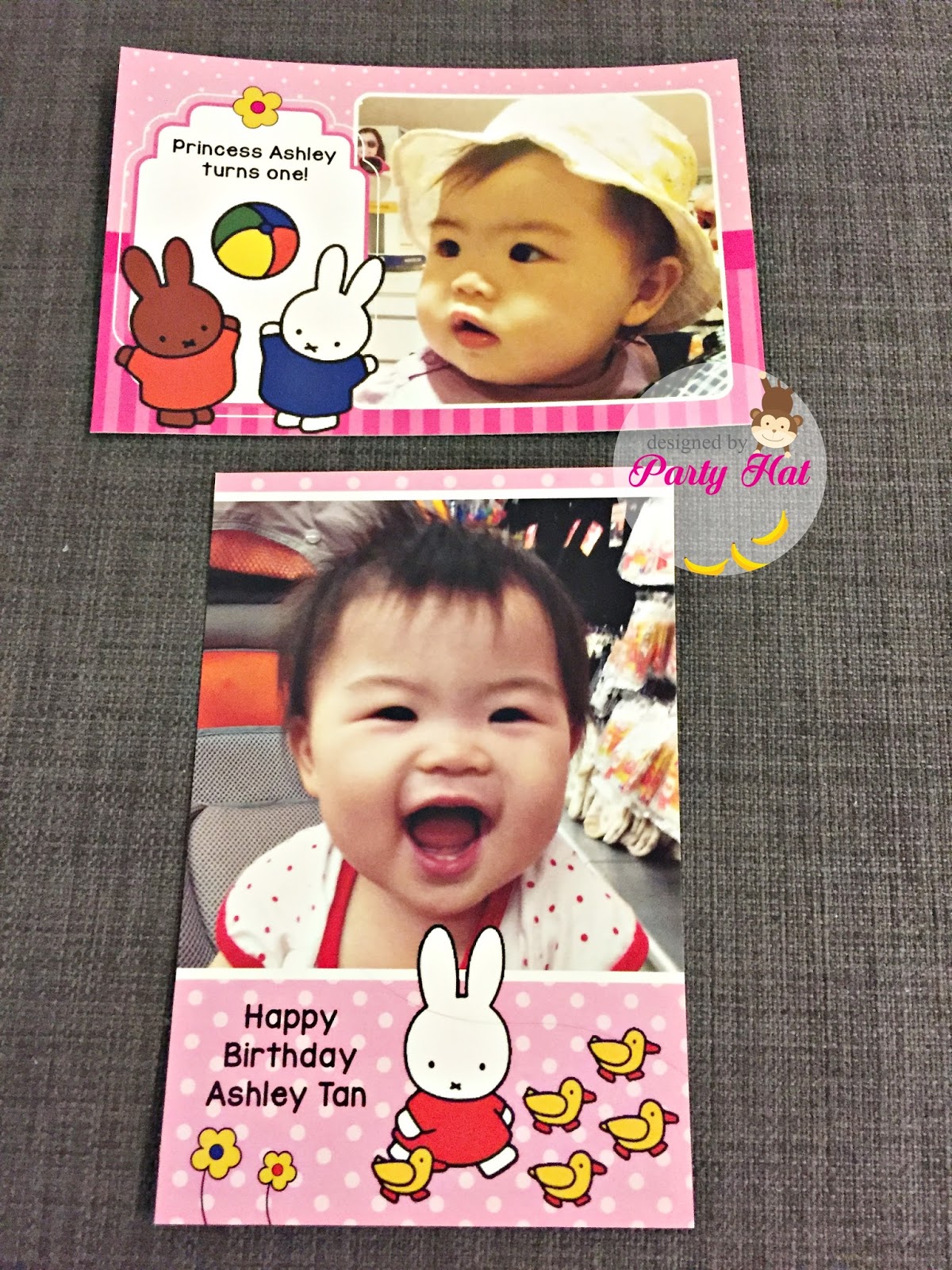 Party Hat: Miffy theme birthday party