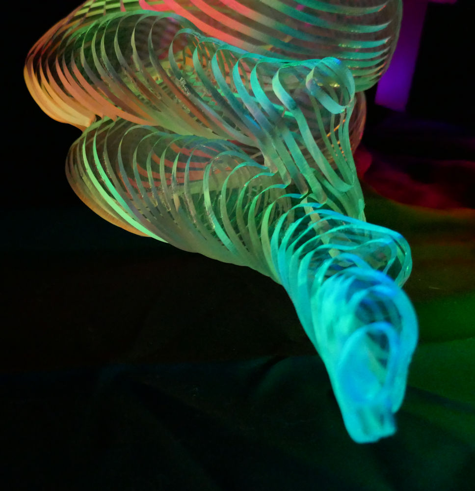 LED Lights on Acrylic Figure Sculpture | Digital Fabrication for Designers