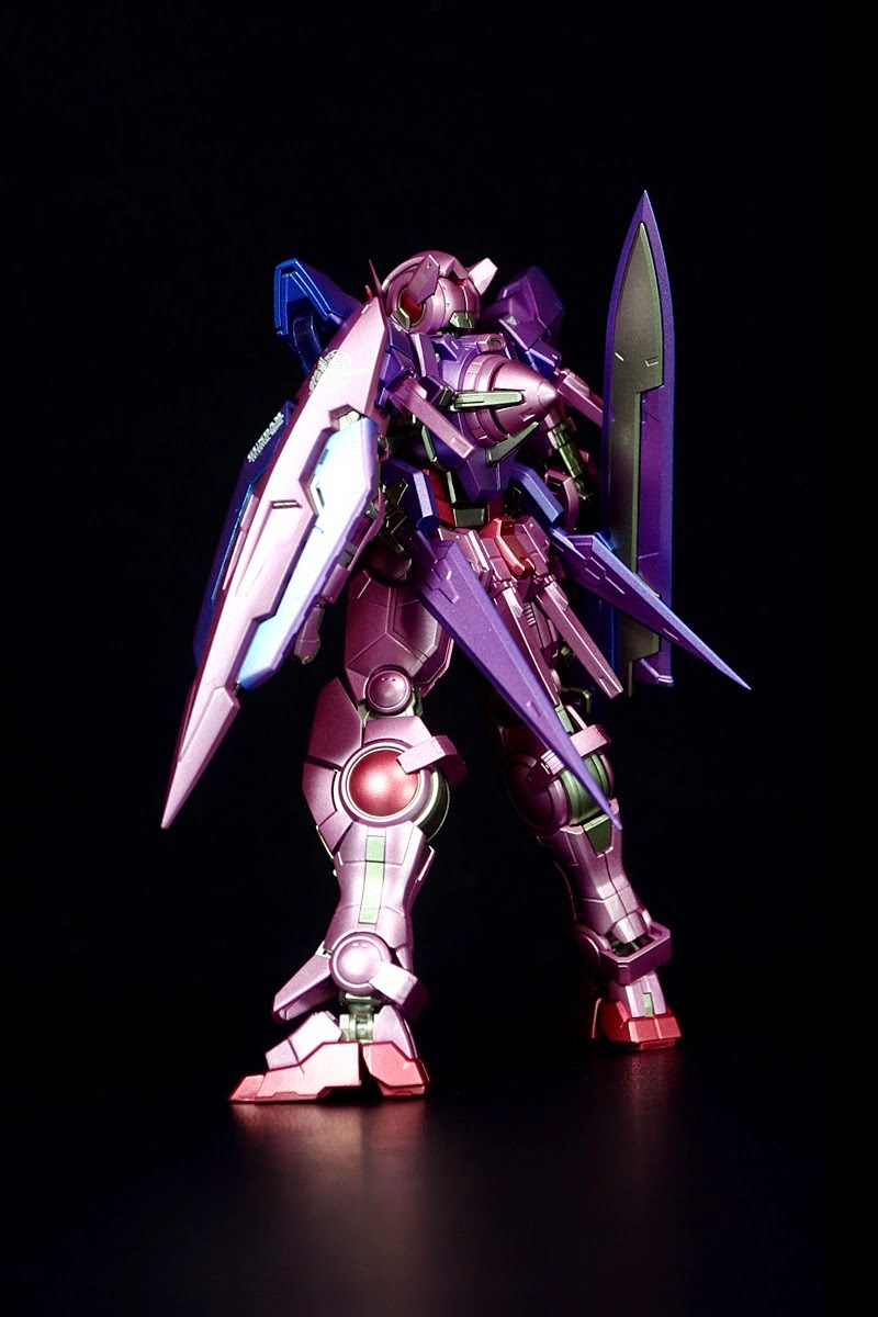 RG 1/144 Gundam Exia Trans-Am Metallic Colors - Painted Build ~ Gunplanity
