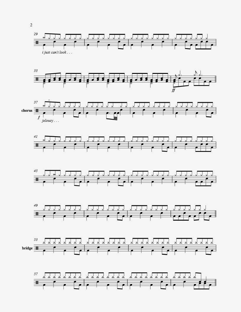 The Killers - Mr Brightside | Partituras para Batería