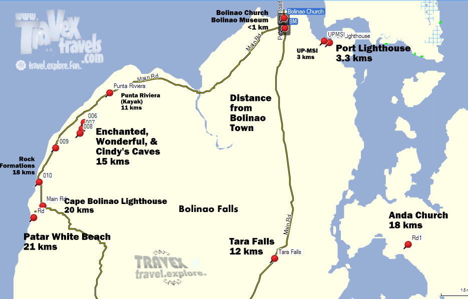 Bolinao Pangasinan Map
